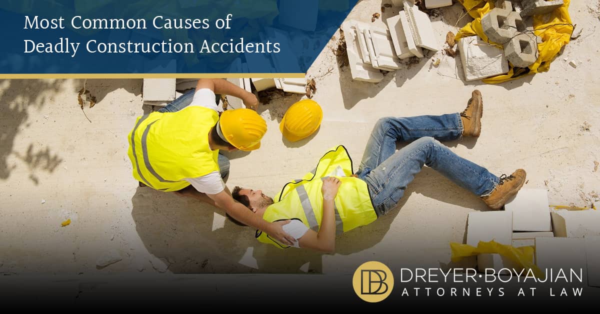 Top Causes of Construction Accident Fatalities | Dreyer Boyajian